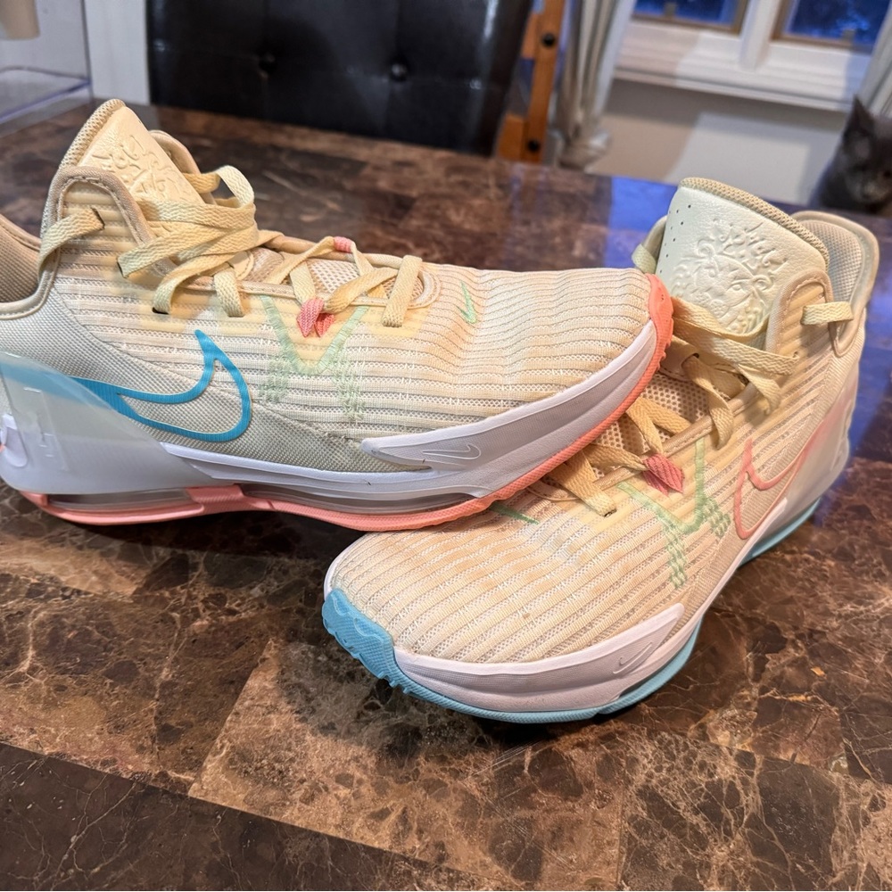 Nike Lebron Witness 6 Easter 2022 Sneakers Size 12 - Gem
